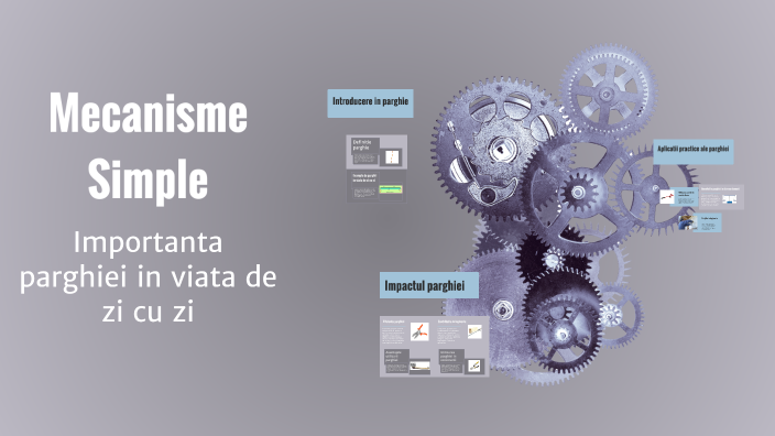 Mecanisme Simple by 123 1234 on Prezi