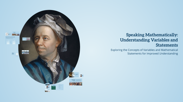 Speaking Mathematically: Understanding Variables and Statements by ...