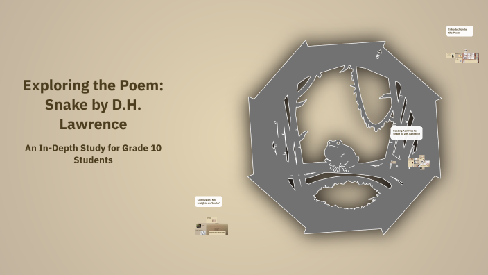 Exploring the Poem: Snake by D.H. Lawrence by Japinder Kaur on Prezi