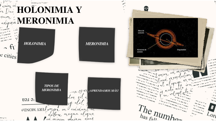 La Holonimia y la Meronimia by Juan Manuel Rios Robles on Prezi