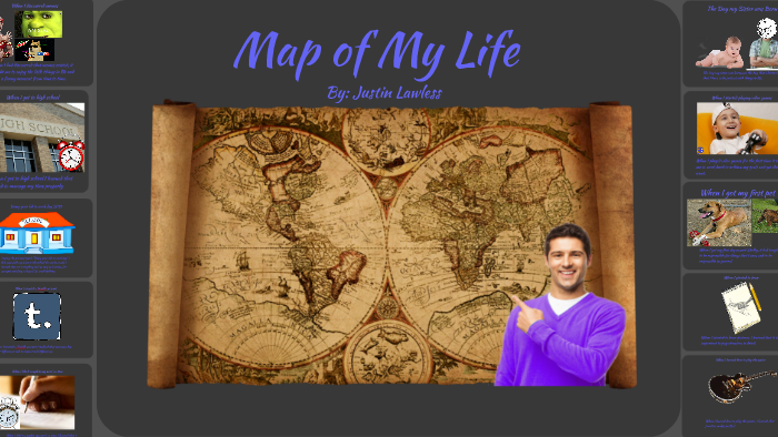 Map of My Life by Justin Lawless on Prezi