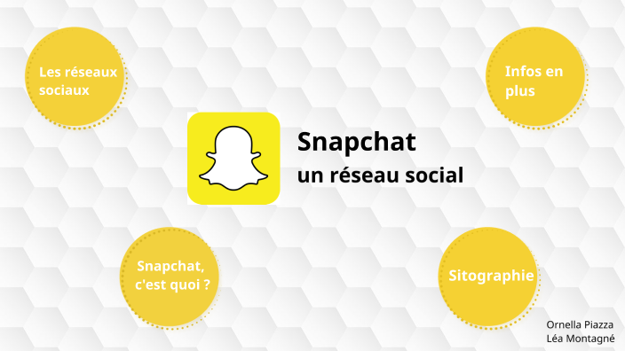 Snapchat, un réseau social by léa montagné on Prezi