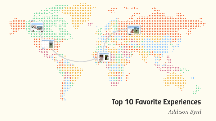 Top 10 Favorite Experiences by Addison Byrd on Prezi