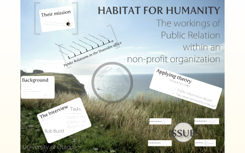 Public Relation in Habitat for Humanity, Dunedin branch by Martin ...