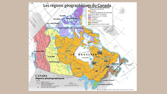 Les Regions Physiques Du Canada