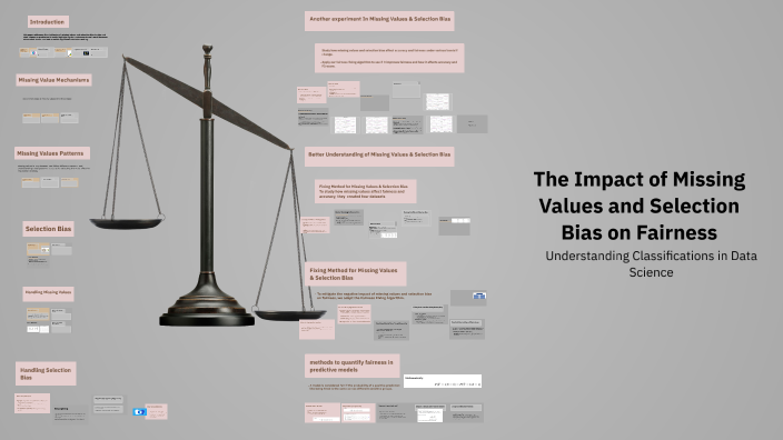 The Impact of Missing Values and Selection Bias on Fairness by Abdelrahman Samir on Prezi