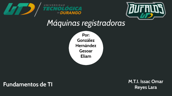 Maquinas Registradoras (digitales) by Gesoar Eliam Gonzalez Hernandez ...