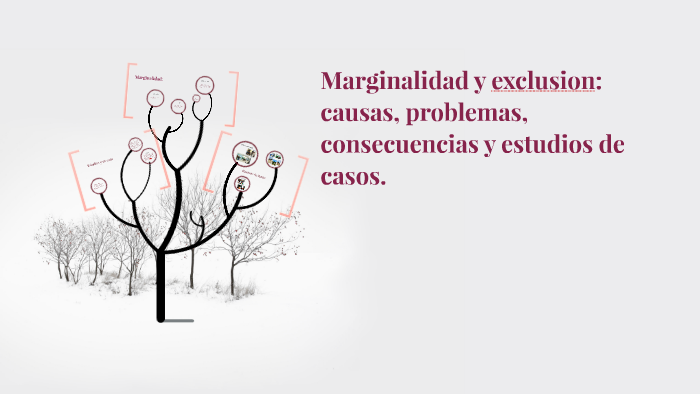 Marginalidad y excluison: causas, problemas, consecuencias y by Diana ...
