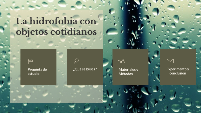 hidrofobia en los vidrios by Gino Vignolo on Prezi