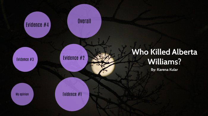 Who Killed Alberta Williams? by Karena Kular on Prezi