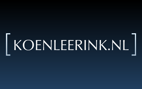 Presentatie by Koen Leerink on Prezi