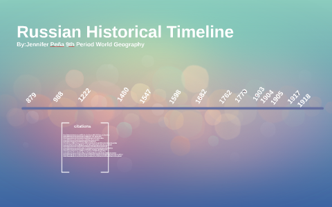 Russian Historical Timeline by Jennifer Peña on Prezi