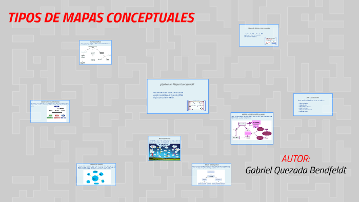 TIPOS DE MAPAS CONCEPTUALES by Gabriel Quezada Bendfeldt