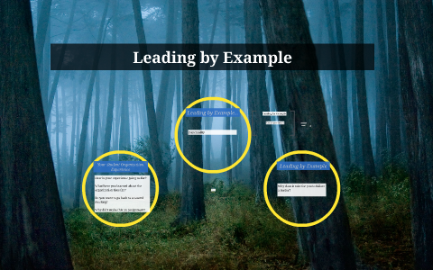 Leading by Example by Heather Brake on Prezi