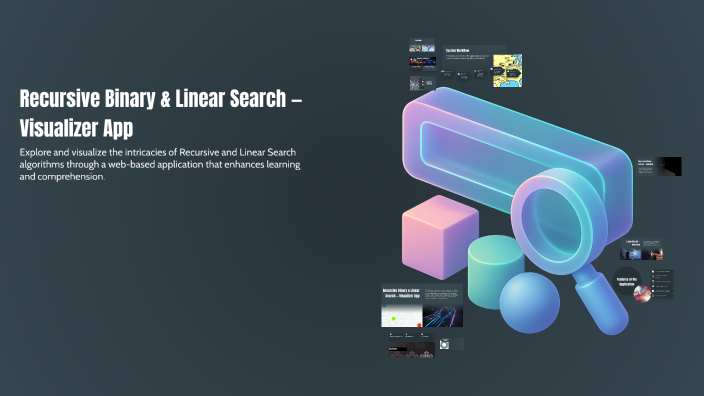 Recursive Binary & Linear Search — Visualizer App by BUDDY LOVE THE WAY ...