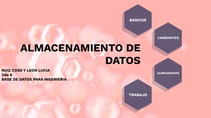 Almacenamiento de Datos by Lucia Ruiz on Prezi