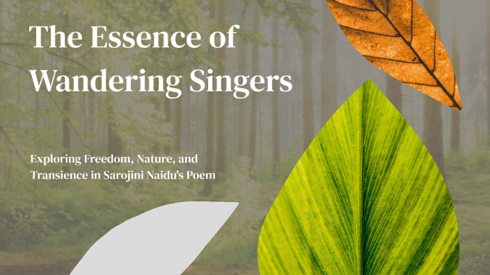 Exploring Freedom and Nature in 'Wandering Singers' by AMRUTHA. N on Prezi