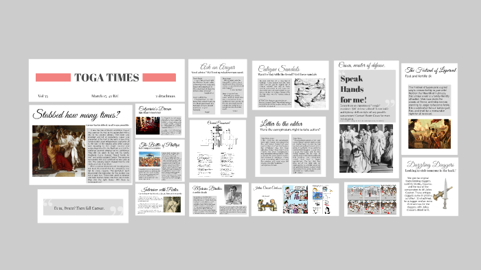 Julius Caesar Newspaper by Rachel Reiter on Prezi