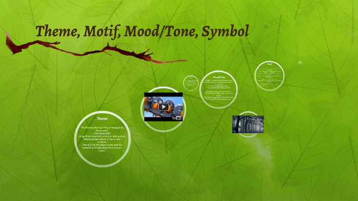 Theme, Motif, Mood/Tone, Symbol by Katie Rice on Prezi