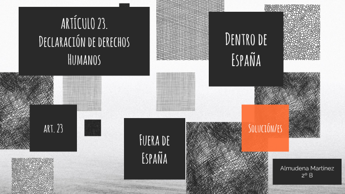 Artículo 23, Declaración de derechos Humanos by Almudena Martínez Gómez ...