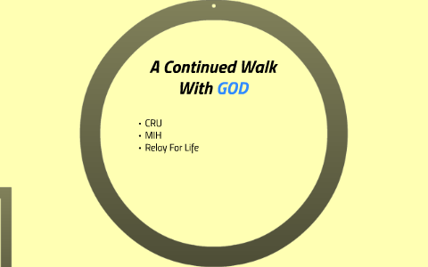 A Continued Walk With GOD by Sarah Antonelli on Prezi