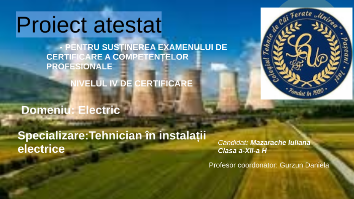 Producerea energiei electrice în termocentrale by iulia mazarache on Prezi