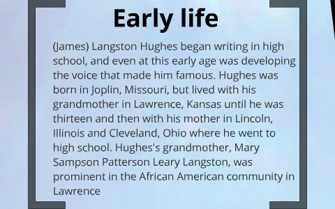 Langston Hughes by Jovan Wasson-Curry on Prezi