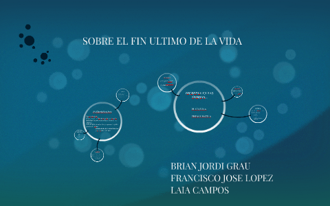 SOBRE EL FIN ULTIMO DE LA VIDA by Brian Grau Almendros on Prezi
