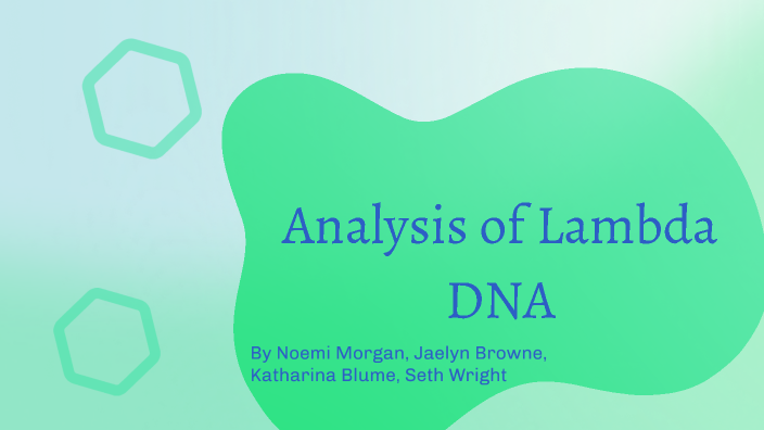 Analysis of Lambda DNA with Restriction Enzymes Module III by Jaelyn ...