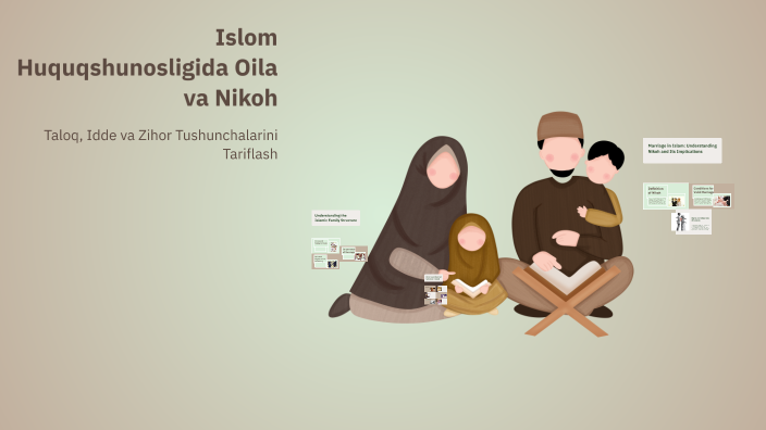 Islom Huquqshunosligida Oila va Nikoh by Ergashev Ergashev on Prezi