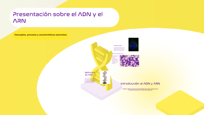 Presentación sobre el ADN y el ARN by Andres Jara on Prezi