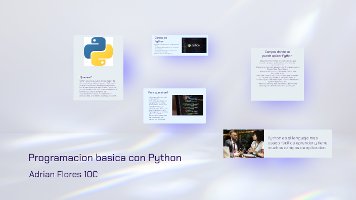 Programacion basica con Python Adrian Flores 10C by Adrian Flores Calix ...