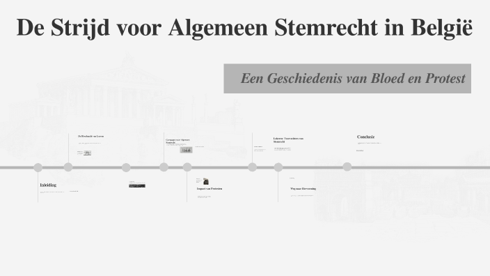 De Strijd voor Algemeen Stemrecht in België by owen vonck on Prezi