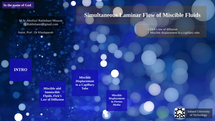 Simultaneous Laminar Flow of Miscible Fluids by Abol Rakhshani on Prezi