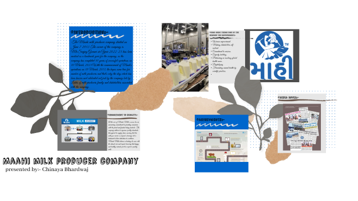 Maahi Milk Producer Company by Sagar Bhardwaj on Prezi