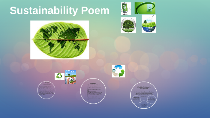 Sustainability Poem by RIley Wilson on Prezi