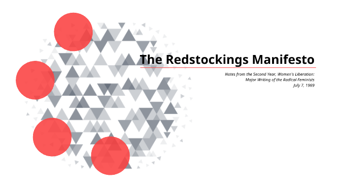 Redstockings manifesto by Charlotte Renard on Prezi