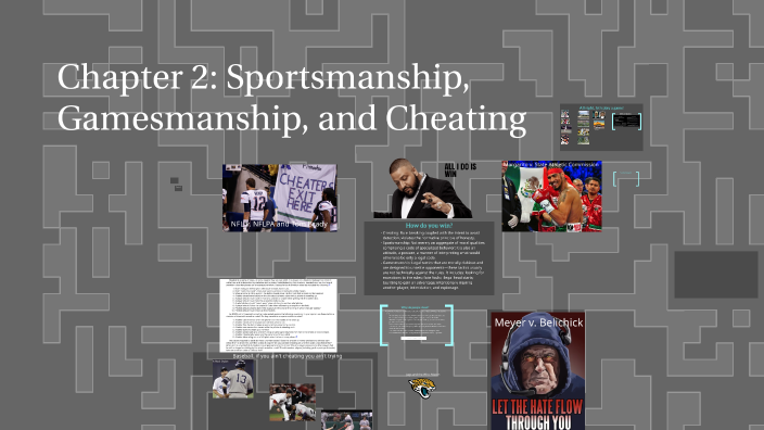 Chapter 2 HHP 462: Sportsmanship, Cheating, and Gamesmanship by Robert ...