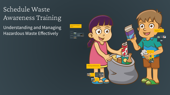 Schedule Waste Awareness Training by Environmental OM on Prezi