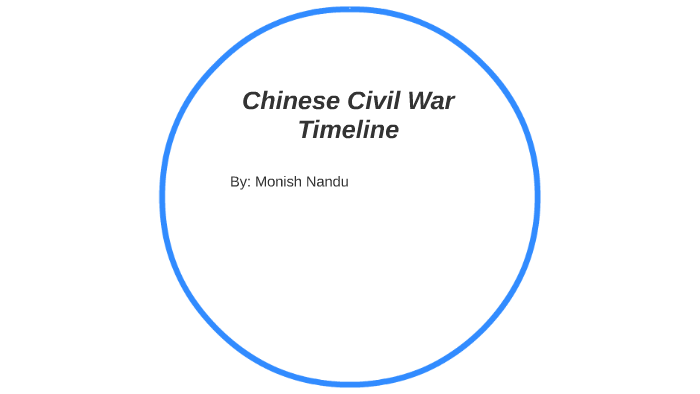 Chinese Civil War Timeline by Monish Nandu on Prezi