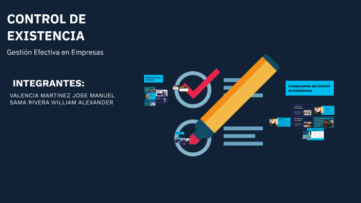 CONTROL DE EXISTENCIA by Ana luz Valencia martinez on Prezi