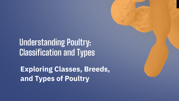 Understanding Poultry: Classification and Types by Sandya Chesney-Trim ...