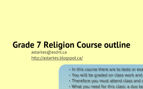 Religion Grade 7 by Allison Starkes on Prezi