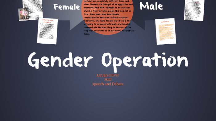 Gender Operation by Da'Jah Oliver on Prezi