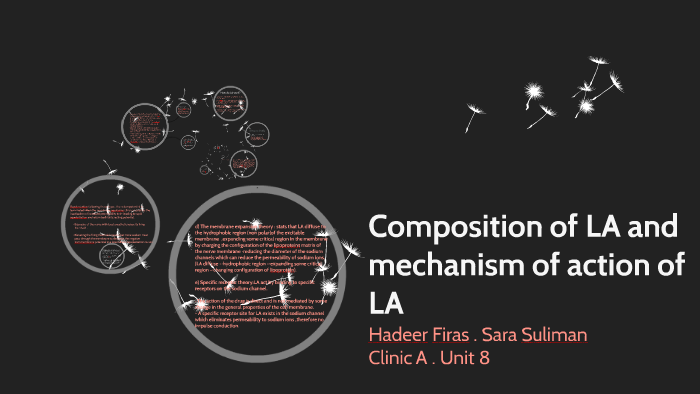Composition of LA and mechanism of action of LA by hadeer asheer on Prezi