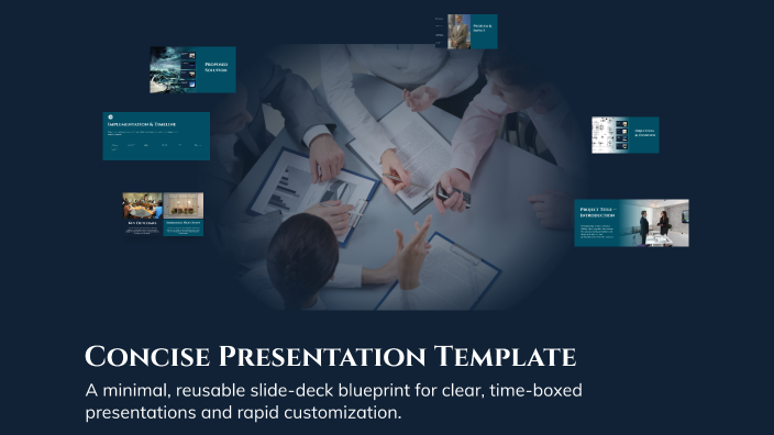 Concise Presentation Template by johan bel on Prezi