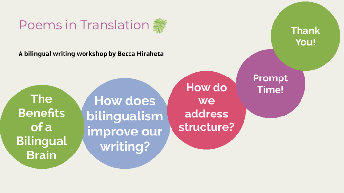 Poems in Translation by Rebecca Hiraheta on Prezi