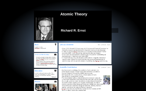 Richard R. Ernst by Paul Dominic on Prezi