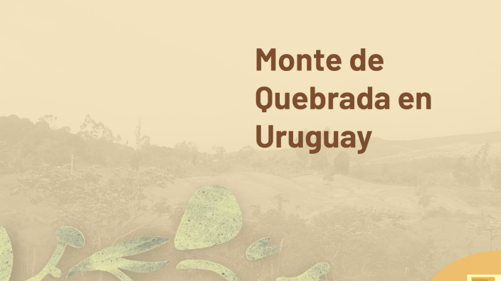 Monte de Quebrada en Uruguay by joaquin gutierrez on Prezi