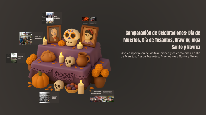 Comparación de Celebraciones: Día de Muertos, Día de Tosantos, Araw ng ...